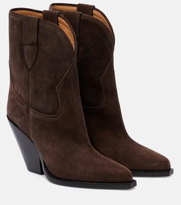 Isabel Marant Étoile Leyane Suede Ankle Boots