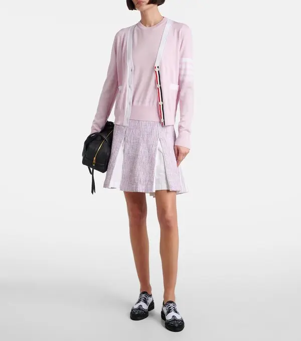 Thom Browne 4-bar Wool Sweater - Pink