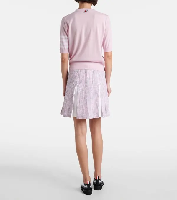 Thom Browne 4-bar Wool Sweater - Pink