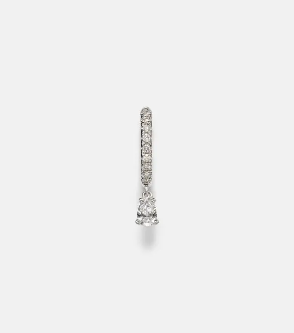 ANITA KO 18kt White Gold Diamond Earring - Silver