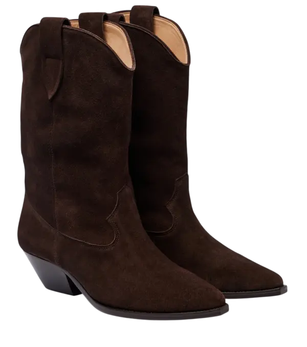Isabel Marant Étoile Duerto Suede Ankle Boots - Brown