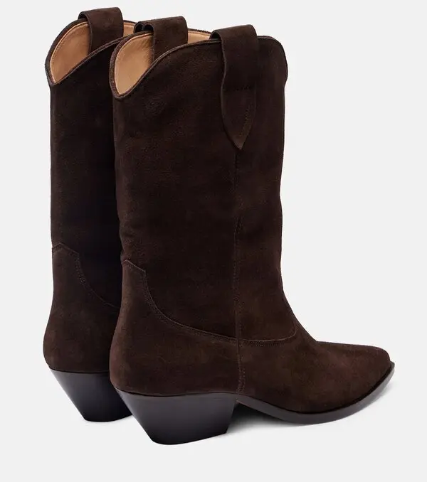 Isabel Marant Étoile Duerto Suede Ankle Boots - Brown