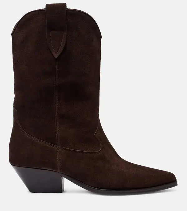 Isabel Marant Étoile Duerto Suede Ankle Boots - Brown