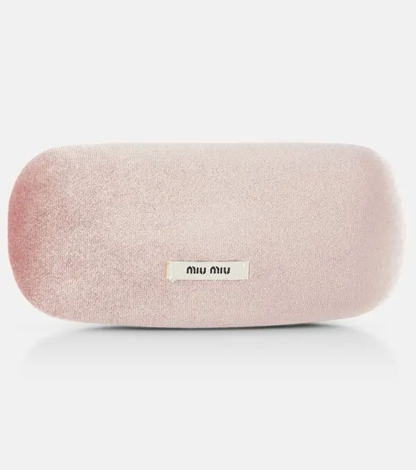 Miu Miu Logo Oval Eyeglasses