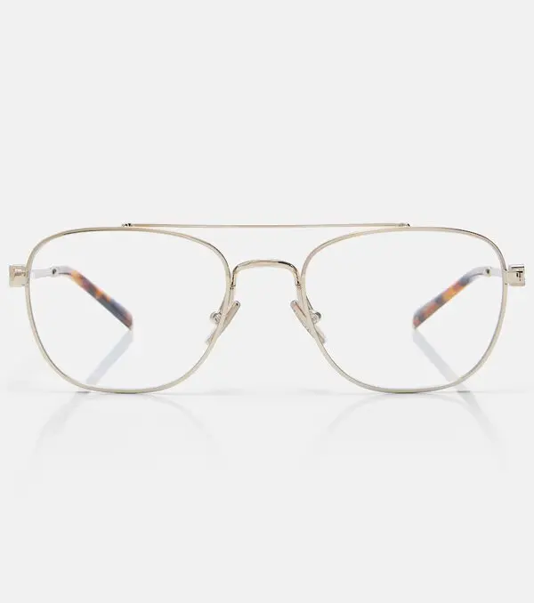 Miu Miu Aviator Glasses - Gold