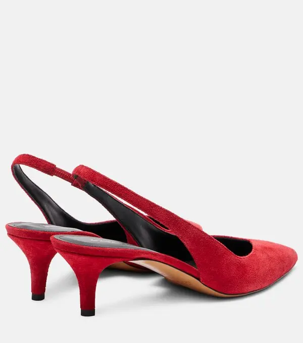 Isabel Marant Padim Suede Slingback Pumps