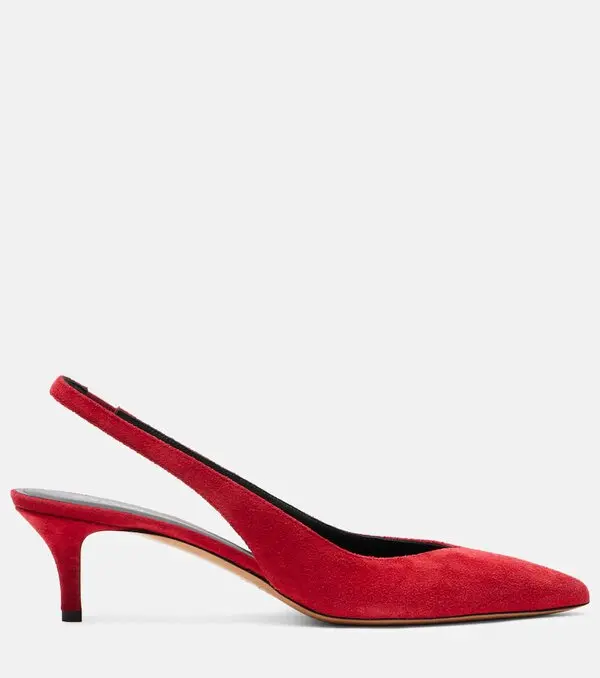 Isabel Marant Padim Suede Slingback Pumps
