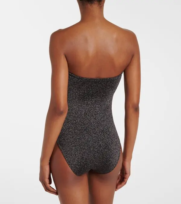 ERES Scintillant Strapless Swimsuit - Black