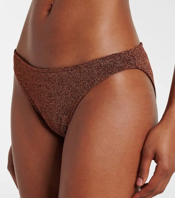 ERES Etincelant Lurex Bandeau Bikini Bottoms