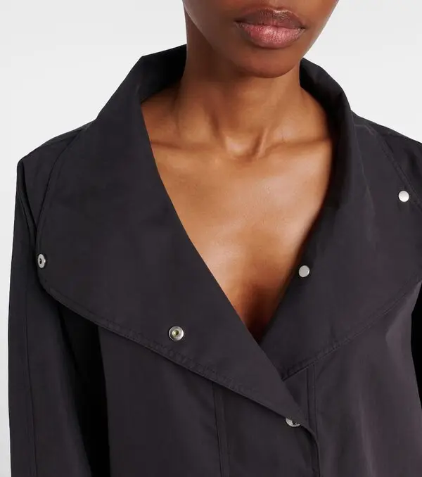 TOTEME Cotton-blend Windbreaker Jacket - Black