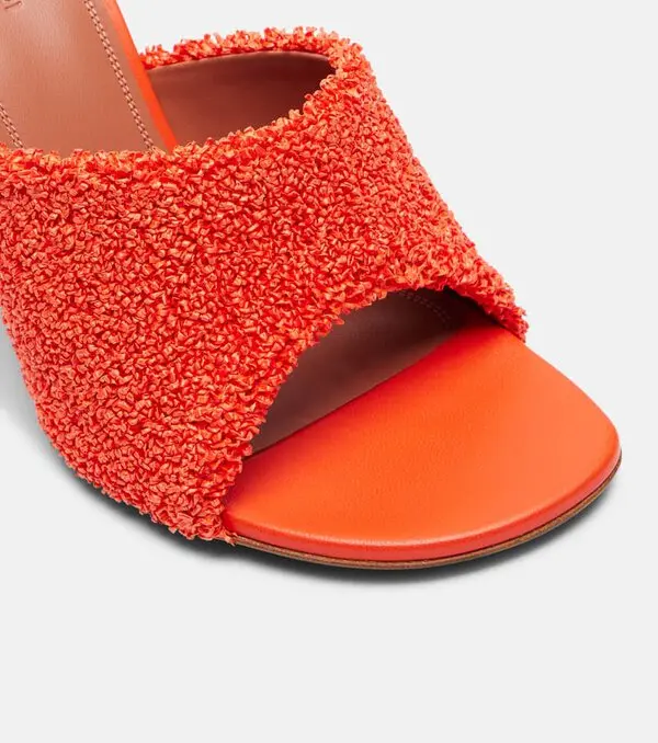 Amina Muaddi Taylor 90 Mules - Orange