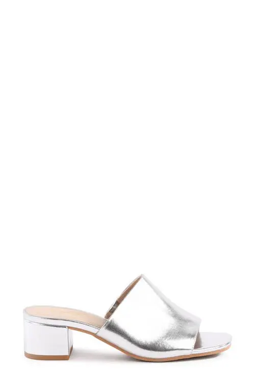 Seychelles Pepper Slide Sandal - Silver