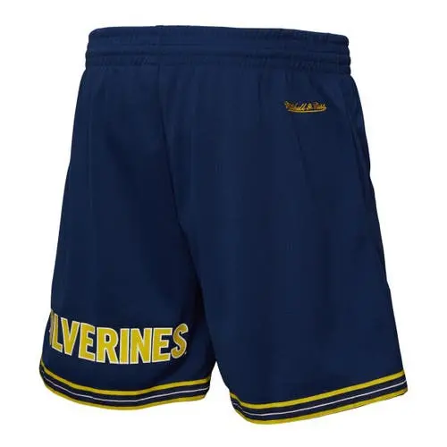 Mitchell & Ness Michigan Wolverines Team Origins Mesh Shorts