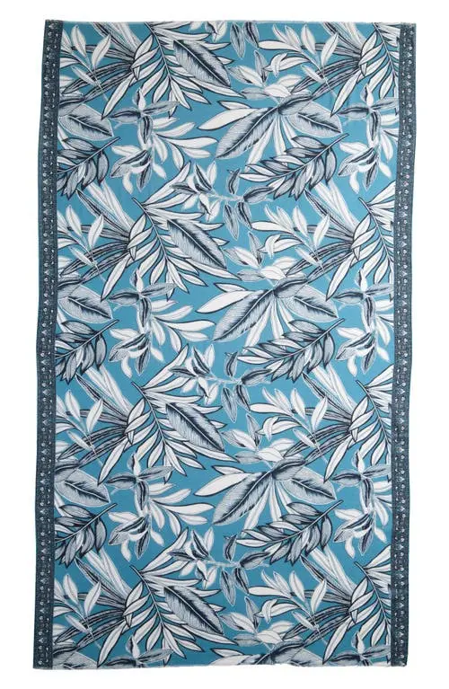 Echo Golden Palm Scarf - Vista Blue