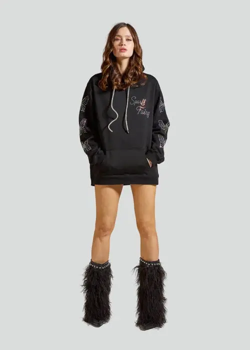 SPARKL Fairy Dream Sparkle Hoodie - Black