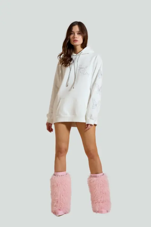 SPARKL Fairy Dream Sparkle Hoodie - White