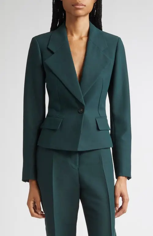 FERRAGAMO One-button Cropped Blazer
