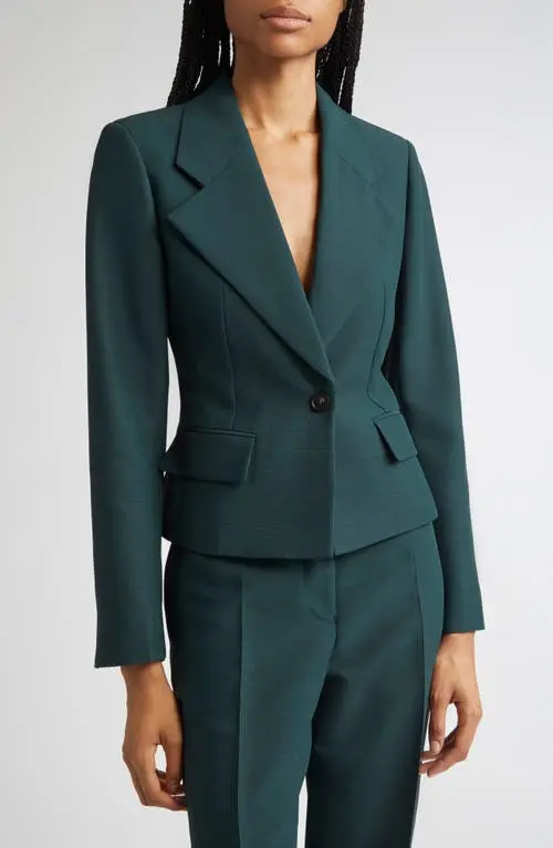 FERRAGAMO One-button Cropped Blazer