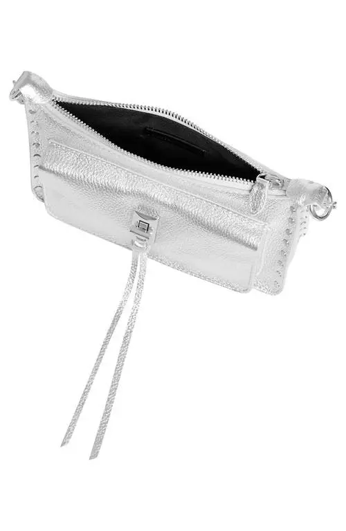 Rebecca Minkoff Mini Darren Top Zip Leather Crossbody Bag