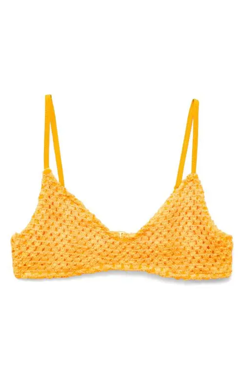 Mango Crochet Bikini Top