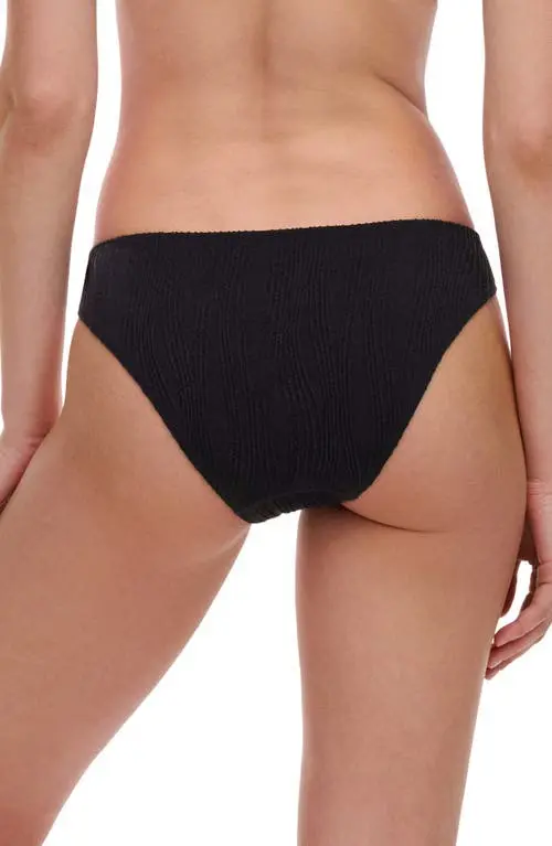 Chantelle Jacquard Tanga Bikini Bottoms - Black