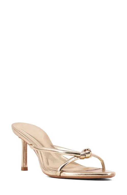 SHU SHOP Heidi Stiletto Sandal - Gold