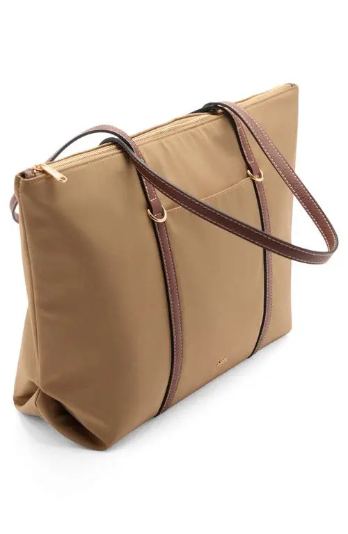 Mango Canvas Shopper - Beige