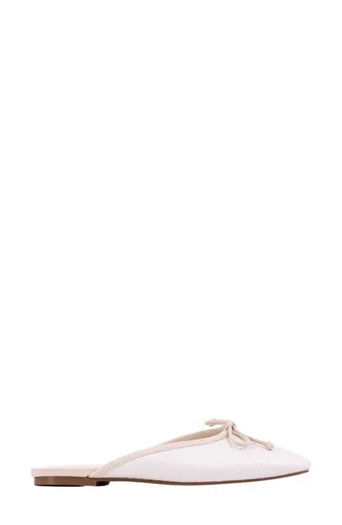 SHU SHOP Andrea Slide Flat - Bone Snake
