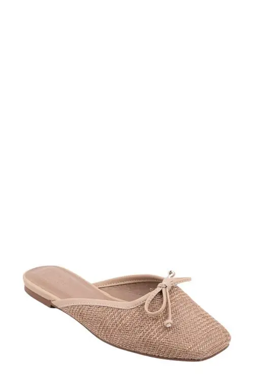 SHU SHOP Andrea Slide Flat - Natural Woven