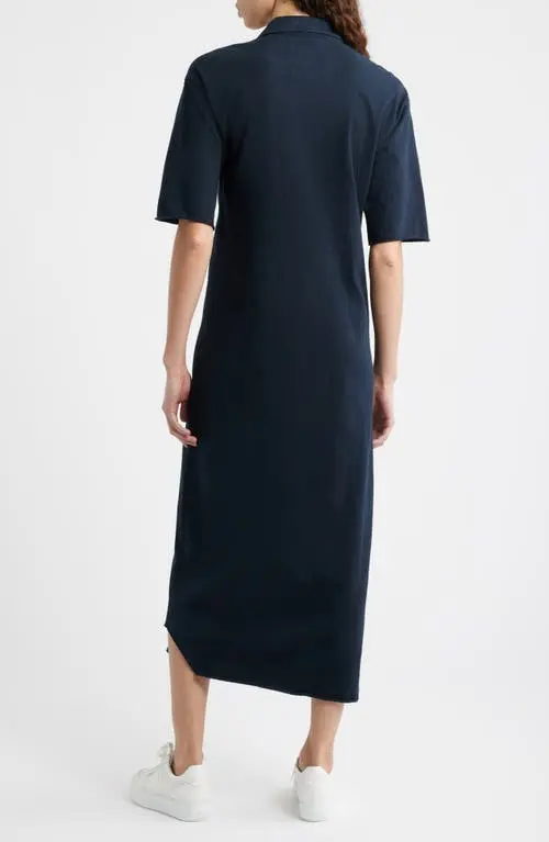 Frank & Eileen Emma Johnny Collar Maxi Dress - British Royal Navy