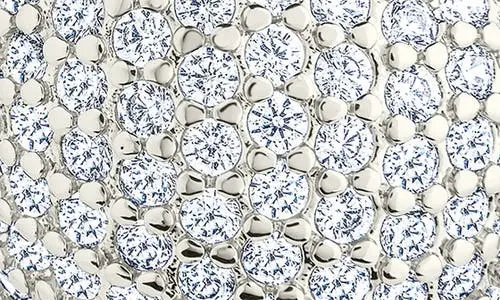 Sterling Forever Wesley Pavé Cubic Zirconia Hoop Earrings - Silver