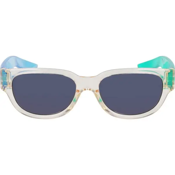 Nike Variant Ii 54mm Oval Sunglasses - Coconut Milk / Navy