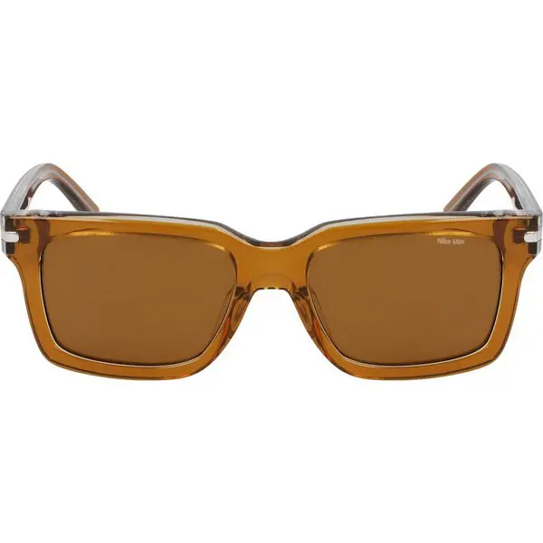 Nike Crescent I 54mm Rectangular Sunglasses - Amber / Amber