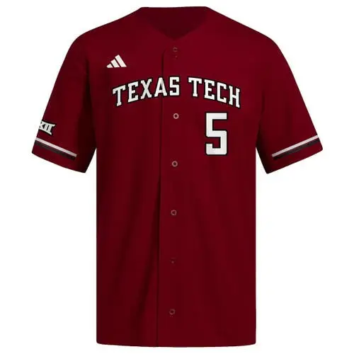 Adidas Patrick Mahomes Texas Tech Raiders Replica Baseball Jersey