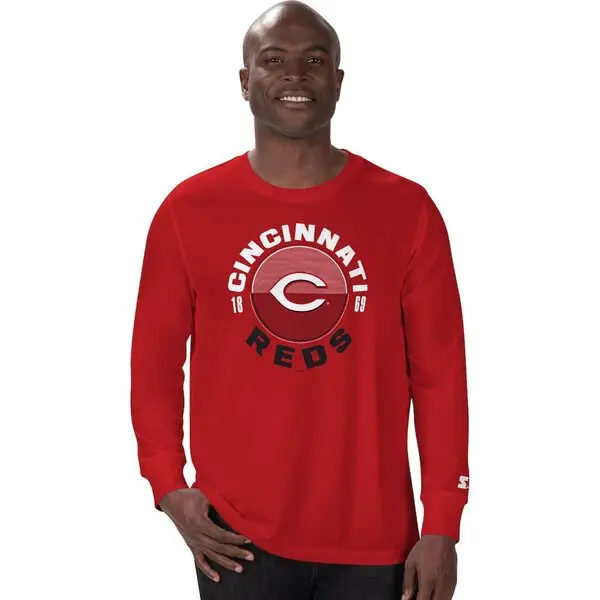 STARTER Cincinnati S Halftime Long Sleeve T-shirt