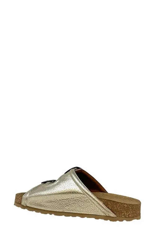 SHU SHOP Barbara Two-strap Sandal - Gold
