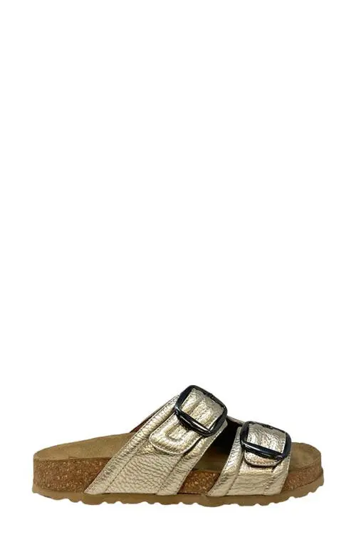SHU SHOP Barbara Two-strap Sandal - Gold