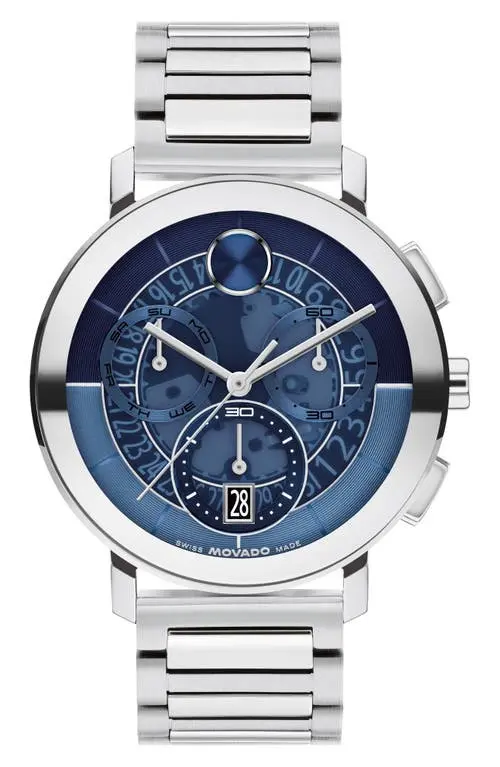 Movado Chronograph Bracelet Watch - Blue