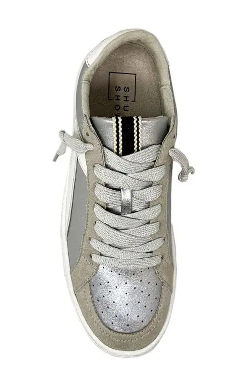 SHU SHOP Salma Low Top Sneaker - Silver
