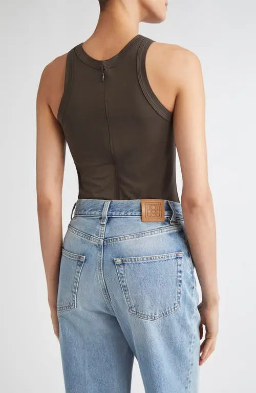 TOTEME Fluid Jersey Tank Top - Pepper