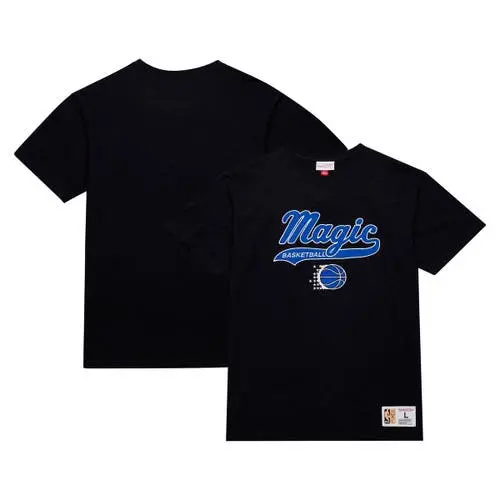 Mitchell & Ness Orlando Magic Hardwood Classics Felt Applique Slub T-shirt