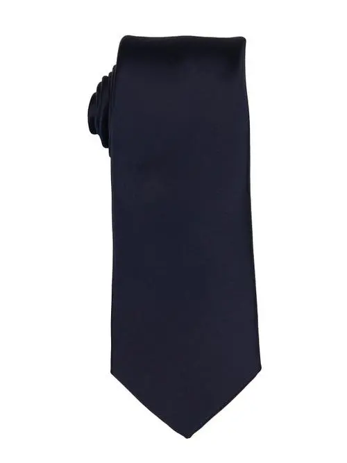 BROOKLYN BRIGADE Satin Neck Tie - Navy