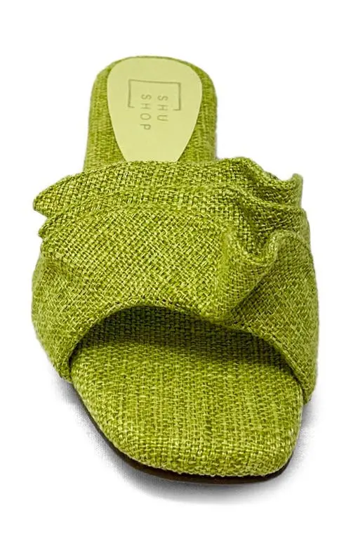 SHU SHOP Daisy Slide Sandal - Lime