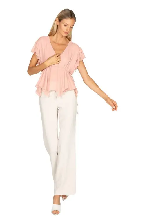 SECRET PON-PON Thea Top - Peach