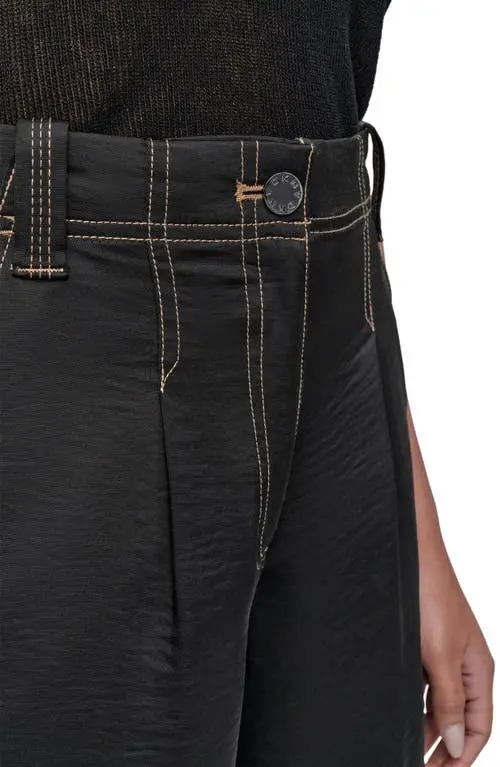 Dkny Contrast Stitch Straight Leg Pants