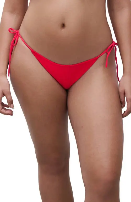 Chantelle Jacquard Bikini Bottom - Cherry Red