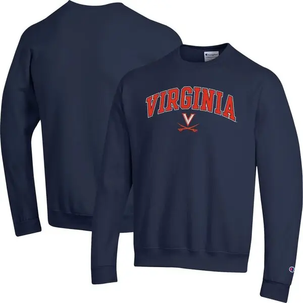 Champion Virginia Cavaliers Arch Over Logo Pullover Sweatshirt