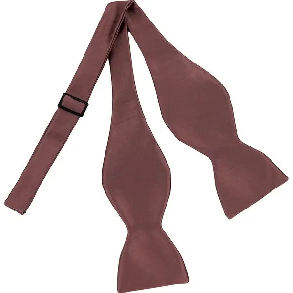 BROOKLYN BRIGADE Satin Bow Tie - Dark Mauve