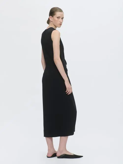 CALLAS MILANO Agnes Wrap Dress - Black