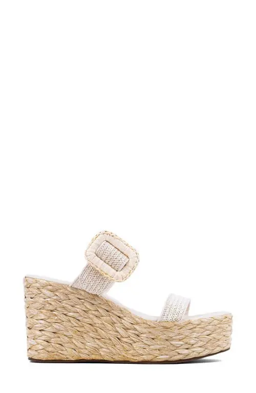 SHU SHOP Leena Platform Wedge Espadrille Sandal - Bone